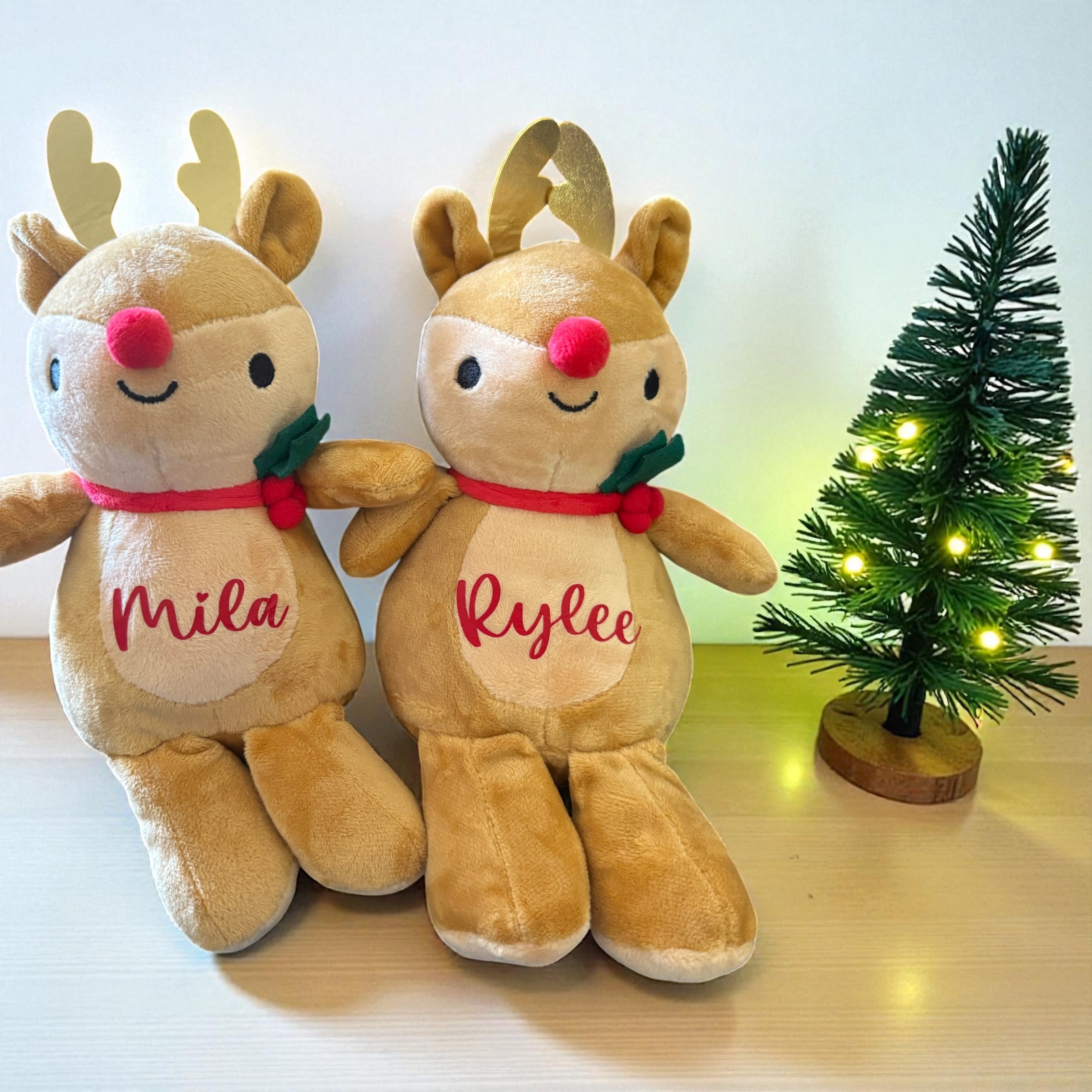 Personalised Christmas teddies – 4 Little Dreamers